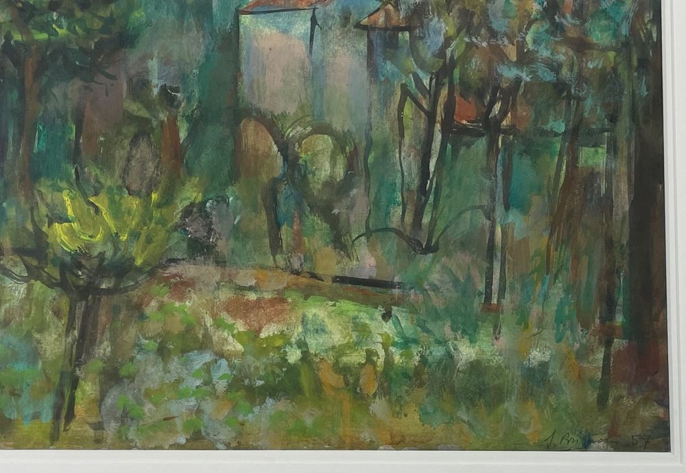 Serge Brignoni (1903-2002) grosse Mischtechnik | Kaufen auf Ricardo