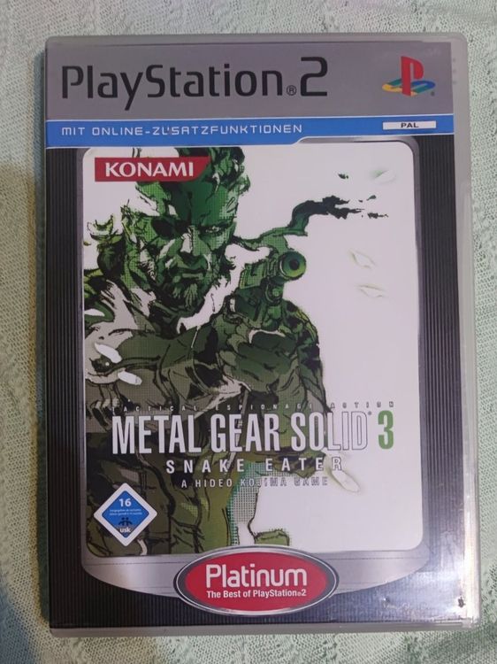 PS2 METAL GEAR SOLID 3 snake Eater | Kaufen auf Ricardo