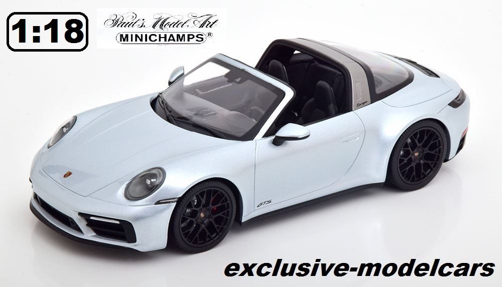 PORSCHE 911 (992) Targa 4 GTS 2021 1:18 von Minichamps (Neu und ...