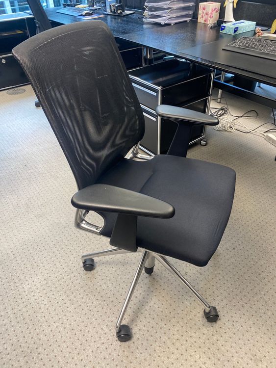Vitra Meta Chair Alu Bürodrehstuhl mit Armlehne B0720 (Gebraucht) in ...