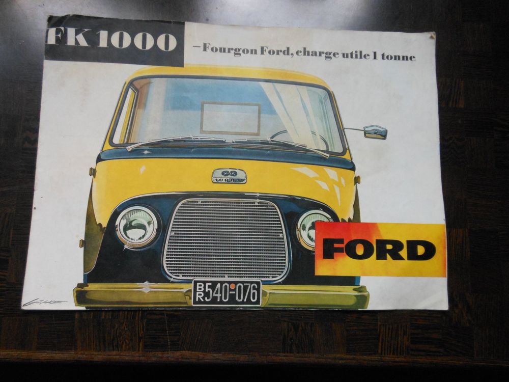 Ford FK 1000 Prospekt Jahrgang 1961 (Gebraucht) in Füllinsdorf für CHF ...