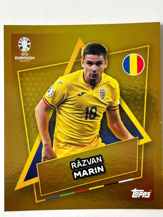 Topps Euro 2024 Star Player ROM Razvan Marin Euro Edition (Neu (gemäss ...