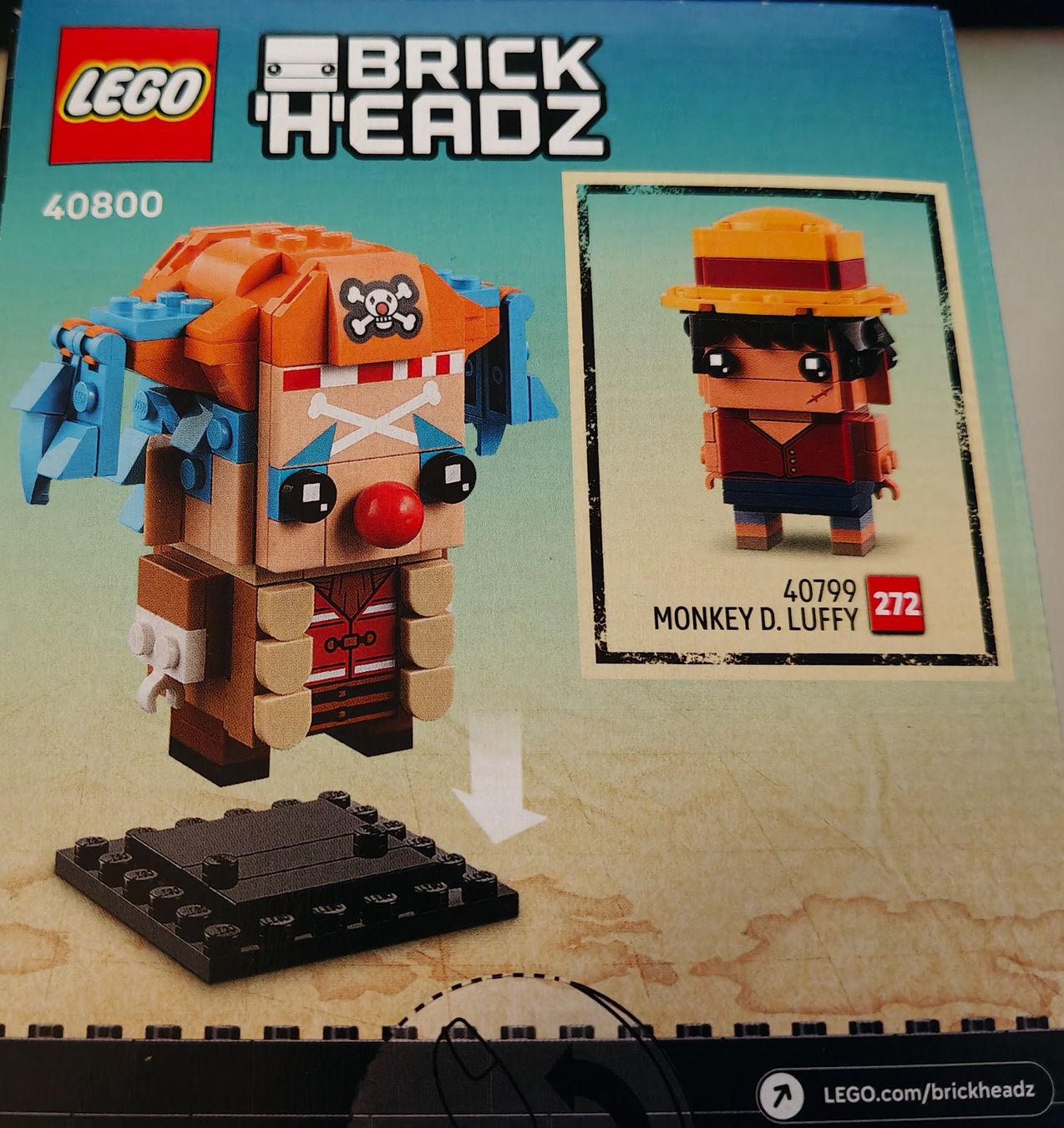 LEGO BrickHeadz 40800 Buggy the Clown One Piece, neu (Neu und ...