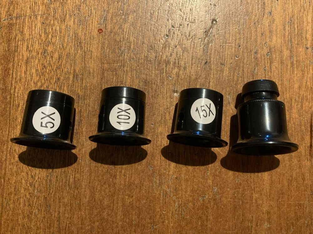 Uhrmacher Lupen 4 Stück (Neu (gemäss Beschreibung)) in Widnau für CHF 6 ...