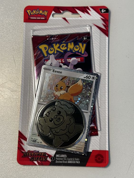 Destined Rivals🇬🇧 Checklane Blister Eevee Promo (Neuf avec emballage d ...