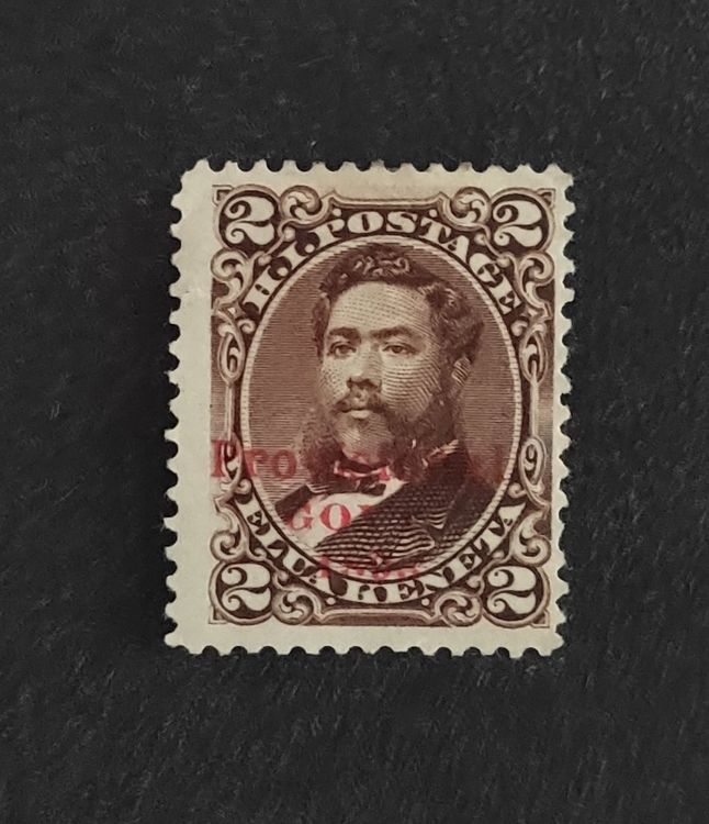 Hawaii 1893, König David Kalakaua,2c Ovpt. ungestempelt | Kaufen auf ...