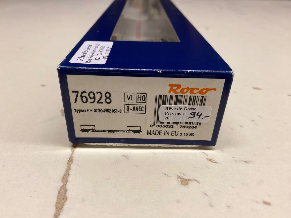 Roco 76928 - Containertragwagen Van den Bosch (Gebraucht) in Presinge ...