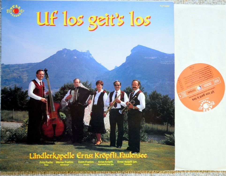 Ländlerkapelle Ernst Kröpfli, Faulensee LP ♪ GEWASCHEN ♪1984 (Gebraucht) in Unterseen für CHF 9 ...
