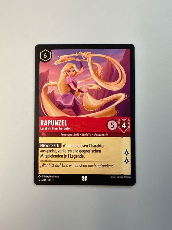 Disney Lorcana Rapunzel 121/204 Deutsch Uncommon | Kaufen auf Ricardo