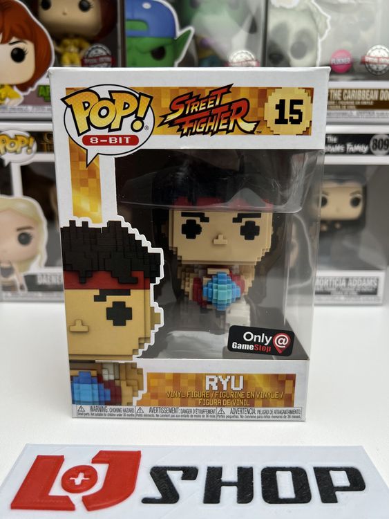 Funko POP! 8-BIT Street Fighter Ryu Edition Limitée GameStop | Kaufen ...