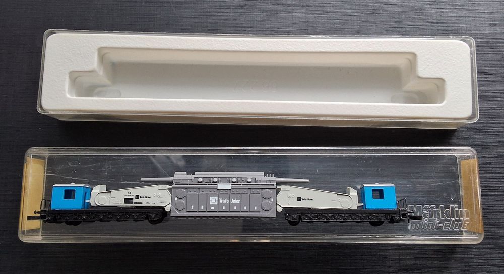 Märklin Z 8620: Tiefladewagen DB "TRAFO-UNION" (Neu (gemäss ...