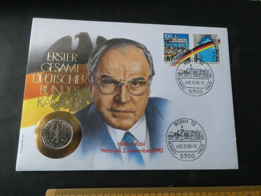 Deutschland 1990 D, 1 Mark Helmuth Kohl (Neu (gemäss Beschreibung)) in ...