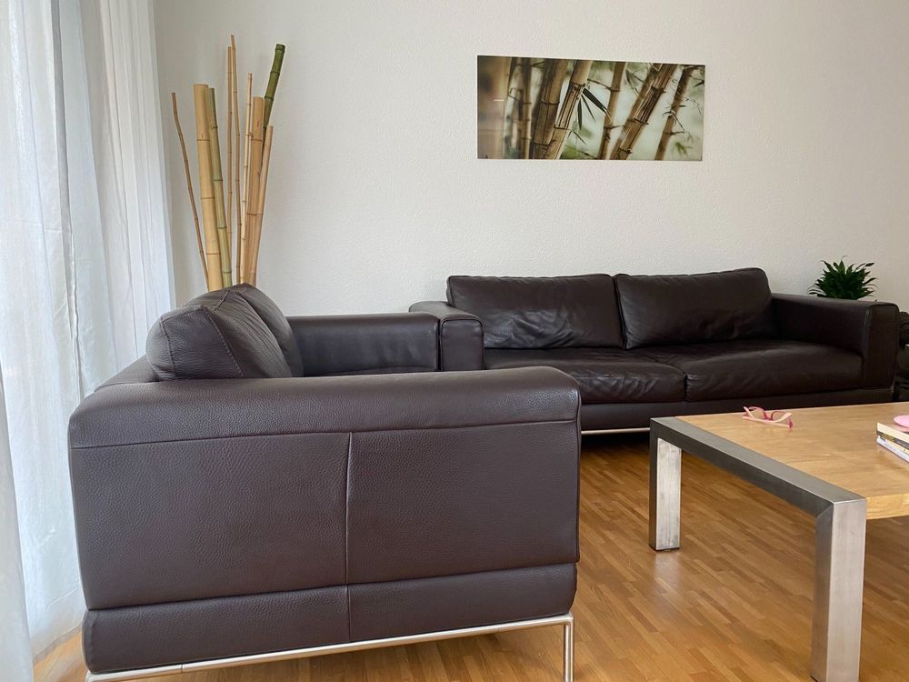 Ikea Arild Ledersofa 3er und 2er | Kaufen auf Ricardo
