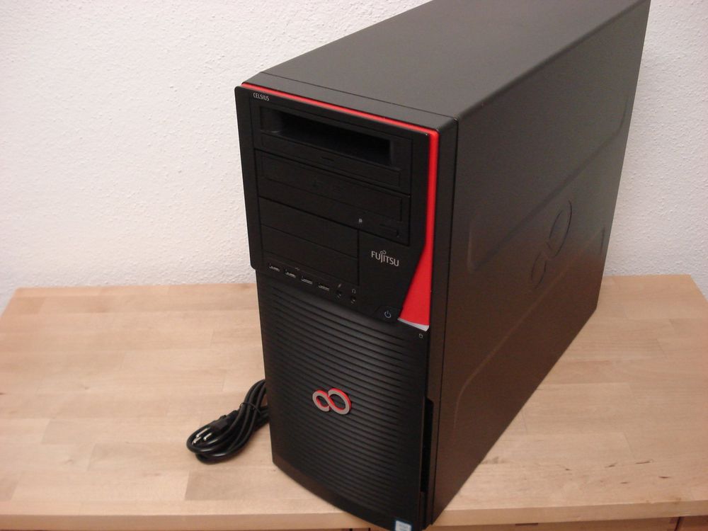Fujitsu Celsius M740n 12Kern CPU 128 GB Ram & 500GB Win10Pr (Gebraucht ...