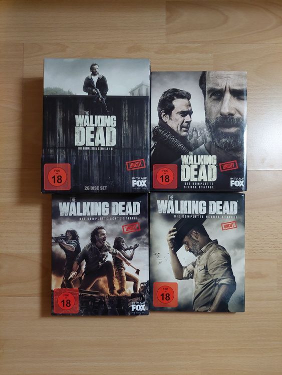 The Walking Dead TWD Staffel 1 - 9 Blu-Ray Film Sammlung (Gebraucht) in ...