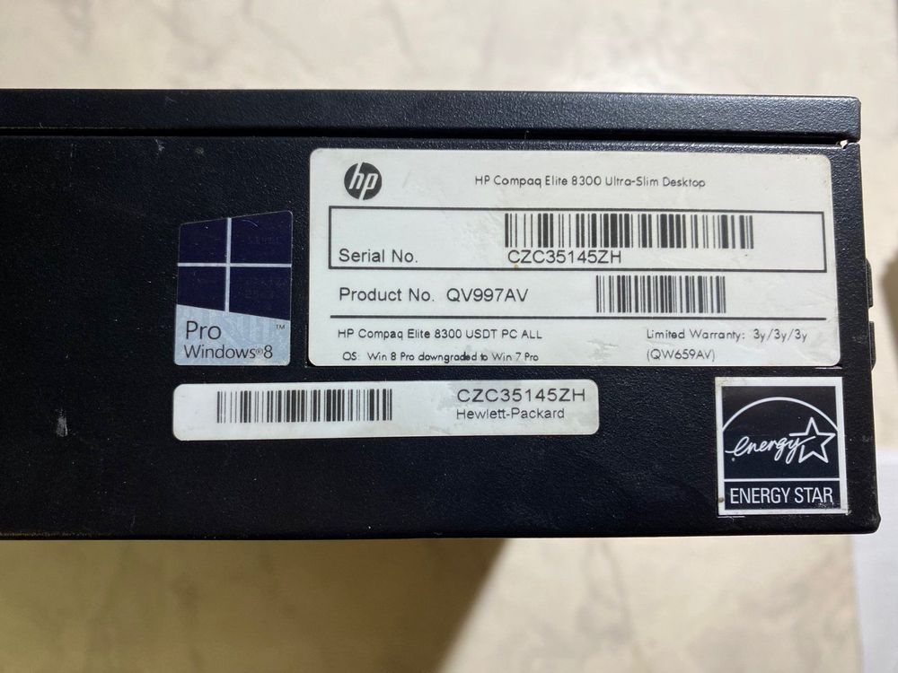 HP Compaq 8300 Desktop PC17 (QV997AV) (Gebraucht) in für CHF 21 – mit ...