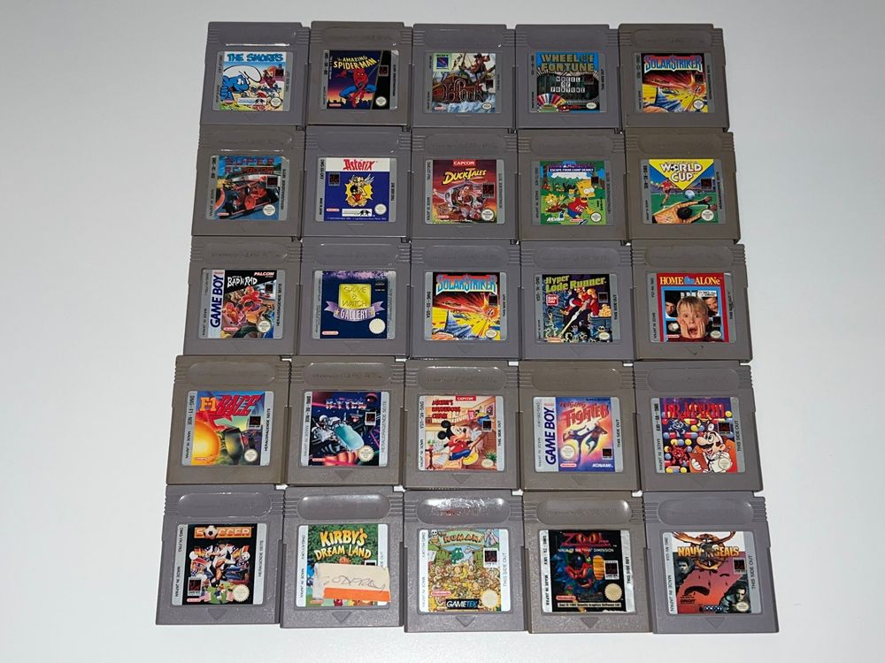 25 x Nintendo Game Boy Classic (GB) Spiele | Kaufen auf Ricardo