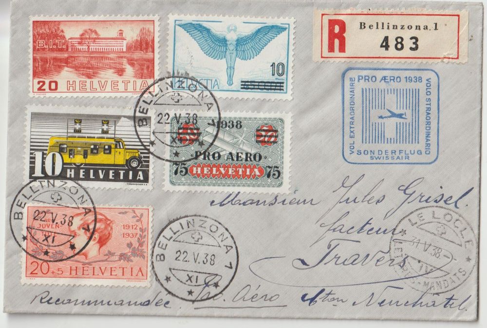 Vol Pro Aero 1938 R Bellinzona (Gebraucht) in für CHF 128 – mit Lieferung auf Ricardo kaufen