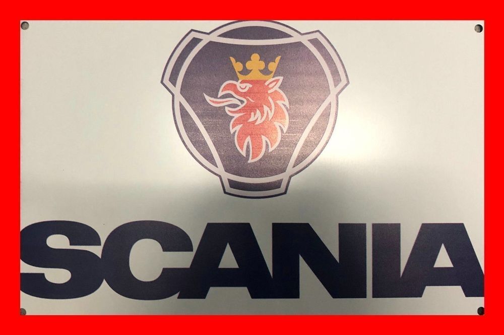 Scania Metallschild Blechschild 20 x 30 (Neu und originalverpackt) in ...
