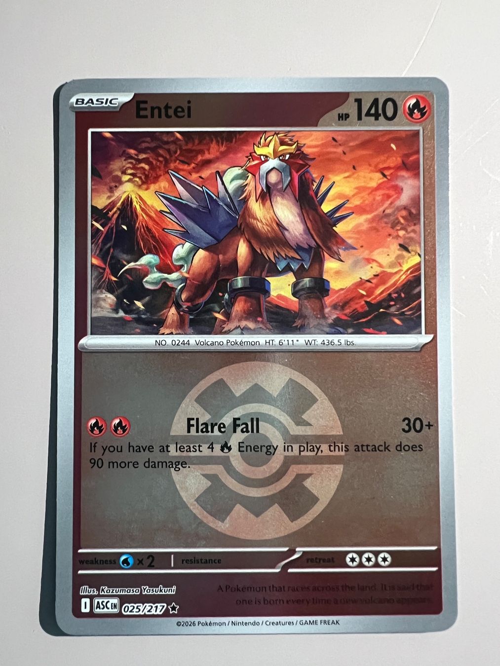 Pokemon Ascended Heroes Entei 025/217 Quick Ball (Gebraucht) in ...