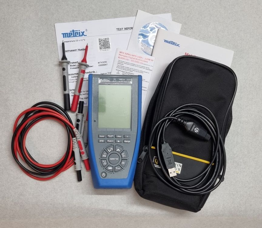 Digitales TRMS-Multimeter DMM MTX-3291 – Metrix (Gebraucht) in Alpnach ...