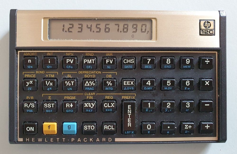 Finanz Taschenrechner HP-12C original (Gebraucht) in Henau für CHF 33 ...