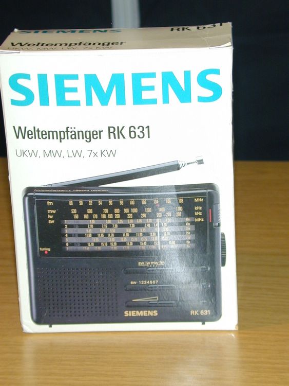SIEMENS RK 631 G4 WELTEMPFÄNGER, WORLD RECEIVER 10-Band (Neu (gemäss ...