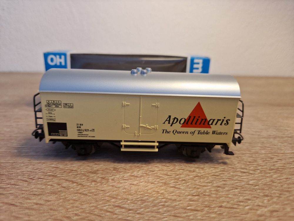 Märklin 4426 Kühlwagen Apollinaris H0 OVP NEU (Neuf avec emballage d ...