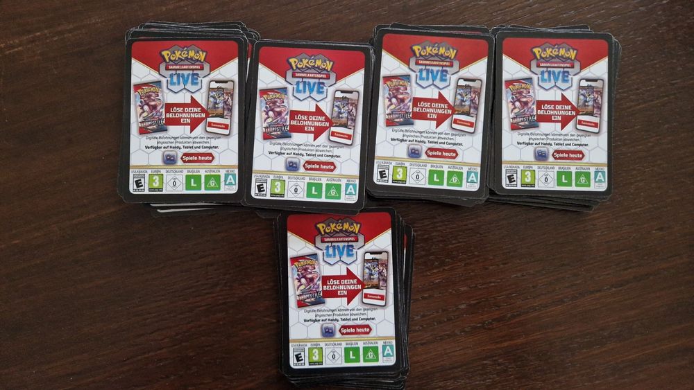 Pokemon Online Code Karten 225 Stück 151 (Neu (gemäss Beschreibung)) in ...