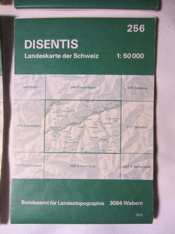 Landeskarten Schweiz 9 Stück 1: 50000 (Gebraucht) in für CHF 6 – mit ...