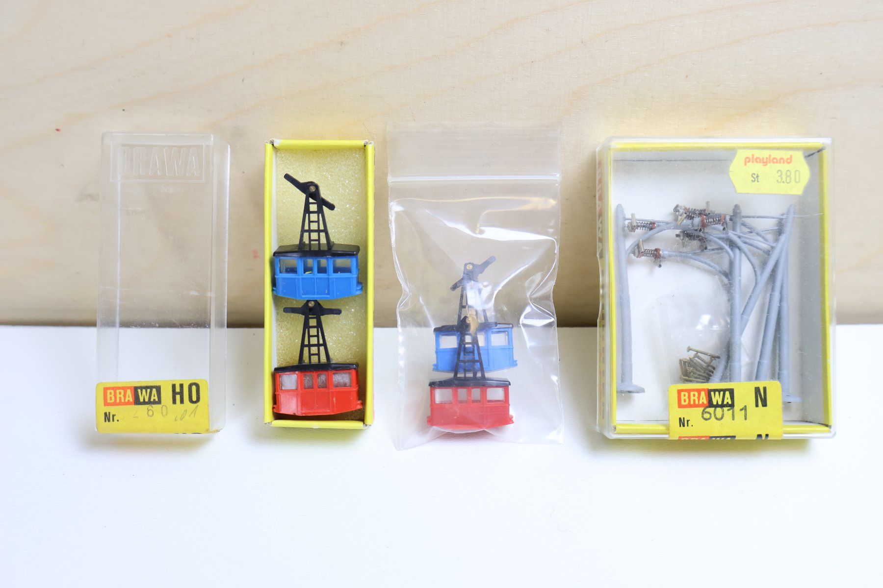 BRAWA Elektro Seilbahn Gondel Set & mehr 2 x 6561 - Rarität (Gebraucht ...