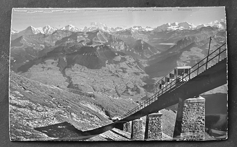 Niesenbahn Mülenen-Niesenkulm / Photo Gyger Adelboden (Gebraucht) in ...