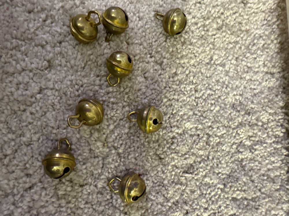 8 Vintage Glocken, Messing Deko Weihnachten Basteln DIY A... (Gebraucht ...