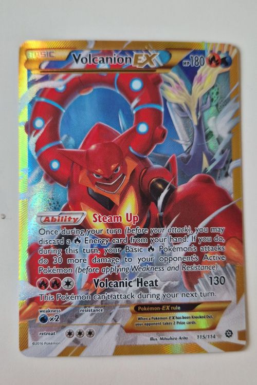 Carte Pokémon Volcanion EX 115/114 | Kaufen auf Ricardo