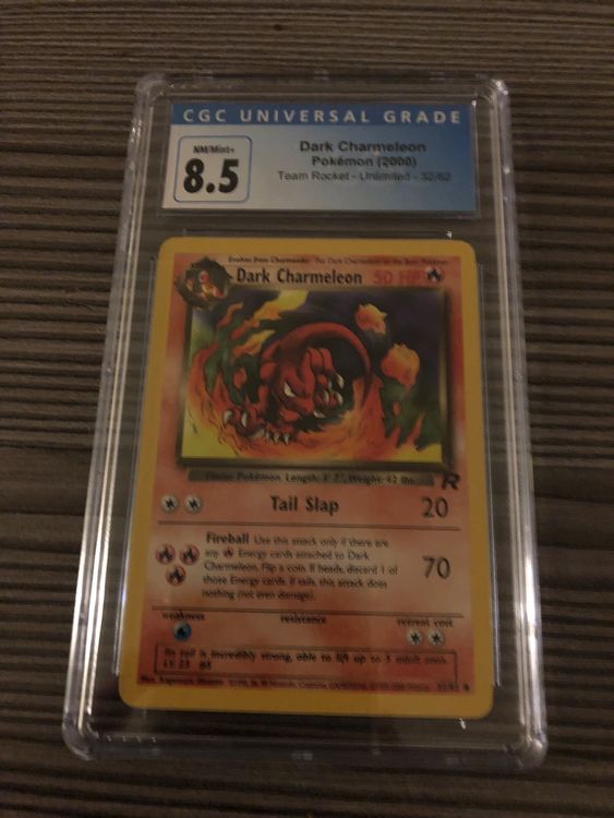 Dark Charmeleon Team Rocket CGC 8.5 Grading Card (Gebraucht) in für CHF ...