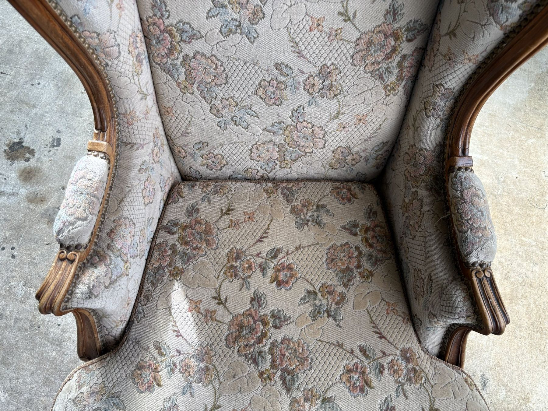 antiker Ohrenbackensessel oder Wingback Chair (D'occasion) à Wangen b ...