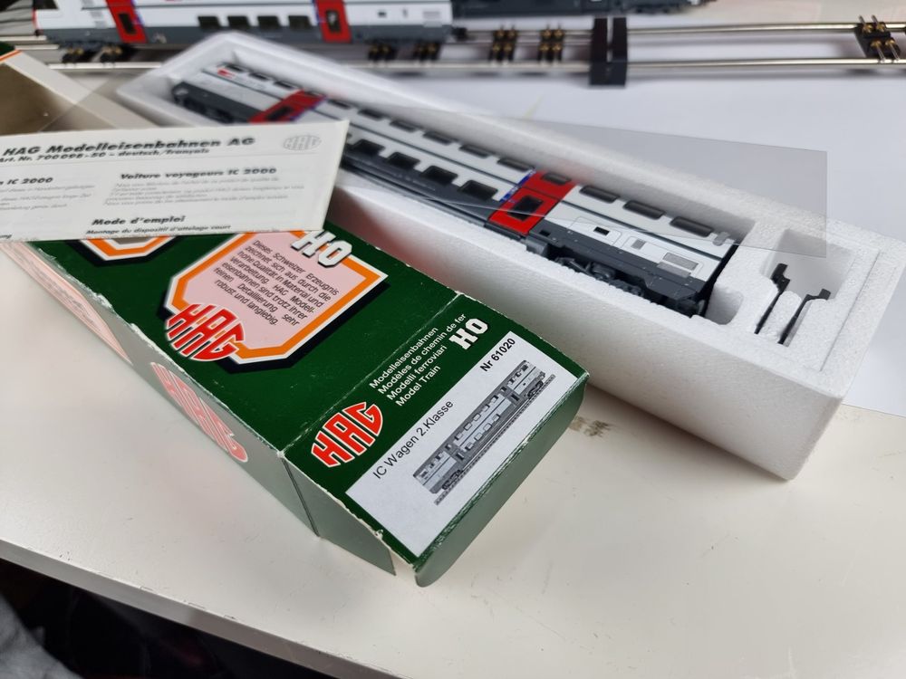 HAG 61020 IC2000 2.Klasse Doppelstockwagen mit Innenbeleucht (Gebraucht ...