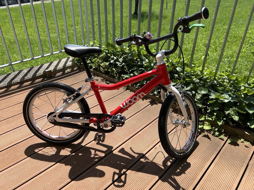 Woom 3 Kinderfahrrad rot weiss 16 Zoll (Gebraucht) in Hägglingen für ...