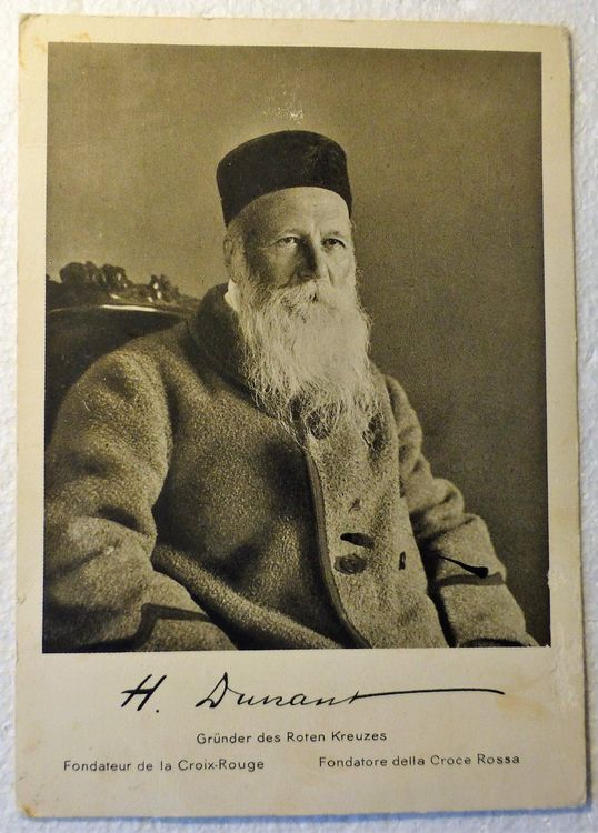 Postkarte Henri Dunant (Gebraucht) in Gossau SG für CHF 1 – mit ...