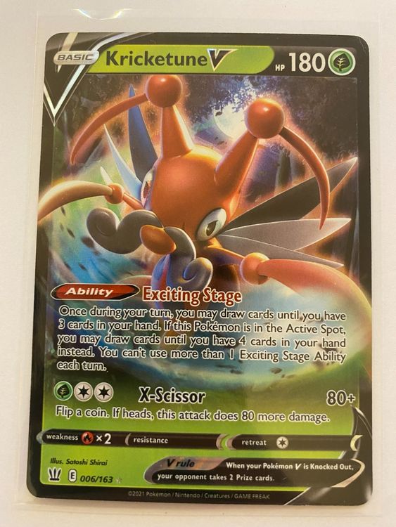 Pokemon Kricketune V 006/163 Battle Styles EN | Kaufen auf Ricardo