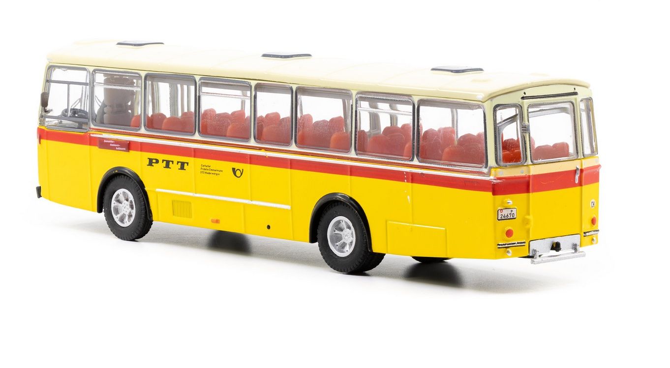 Saurer 3DUK PTT Bellinzona ACE 1:87 Postauto Postale Bus Car (Neu und ...