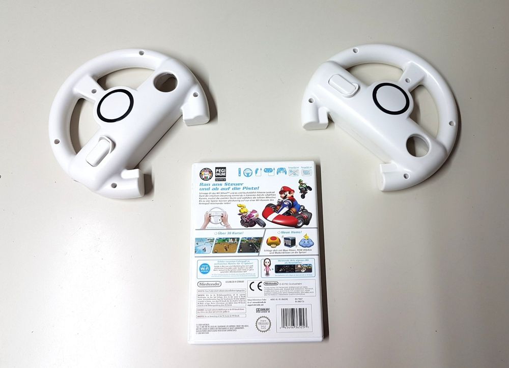 Mario Kart mit 2 Lenkrad für Wii Rennspass garantiert (Gebraucht) in ...