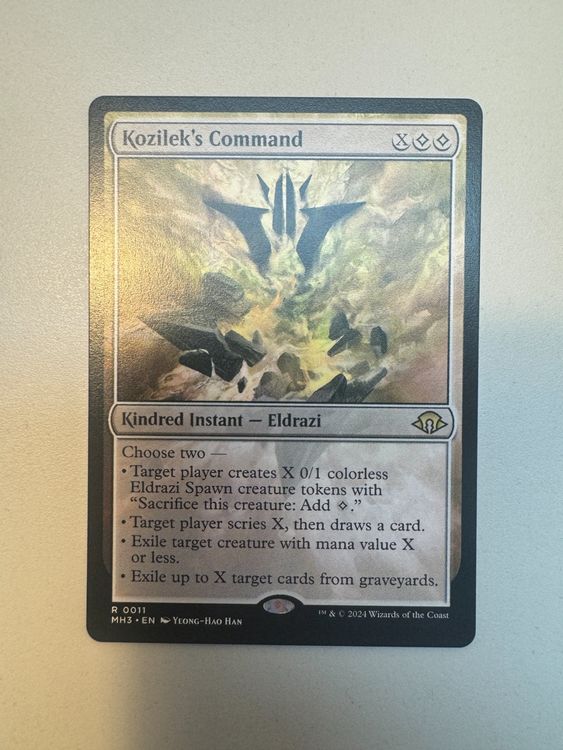Kozilek's Command Modern Horizons 3 NM (Neu (gemäss Beschreibung)) in ...