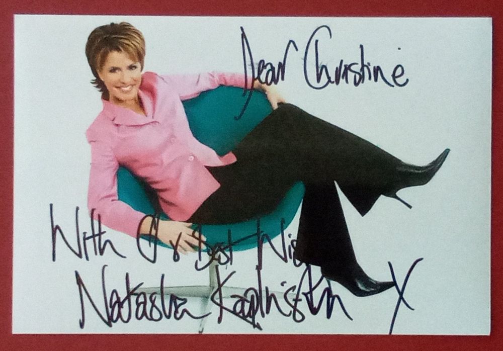 Natasha Kaplinsky TV presenter England Autogramm Foto 10x15c (Gebraucht ...