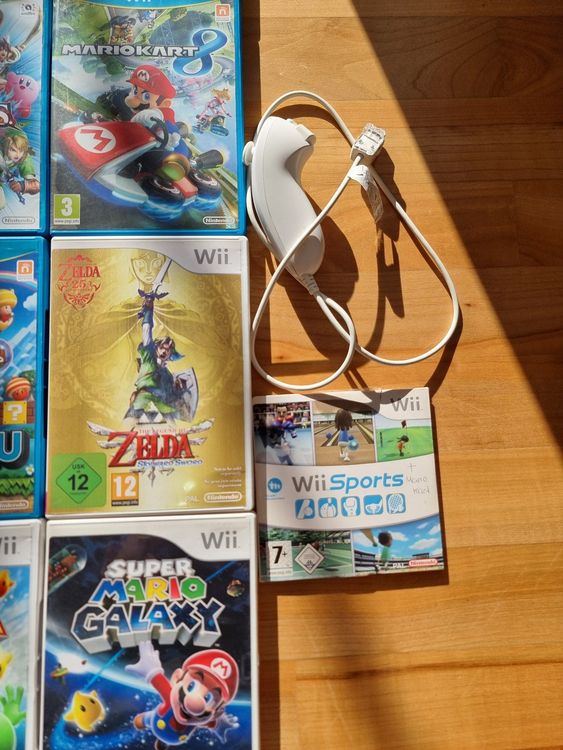 Wii U Spiele Sammlung, 12 Top Games + Wii Nunchuk (Gebraucht) in ...