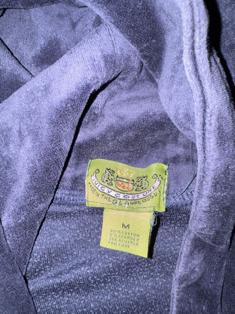 Juicy Couture Velour Kapuzenpullover Grösse M Dunkelblau. (Gebraucht ...