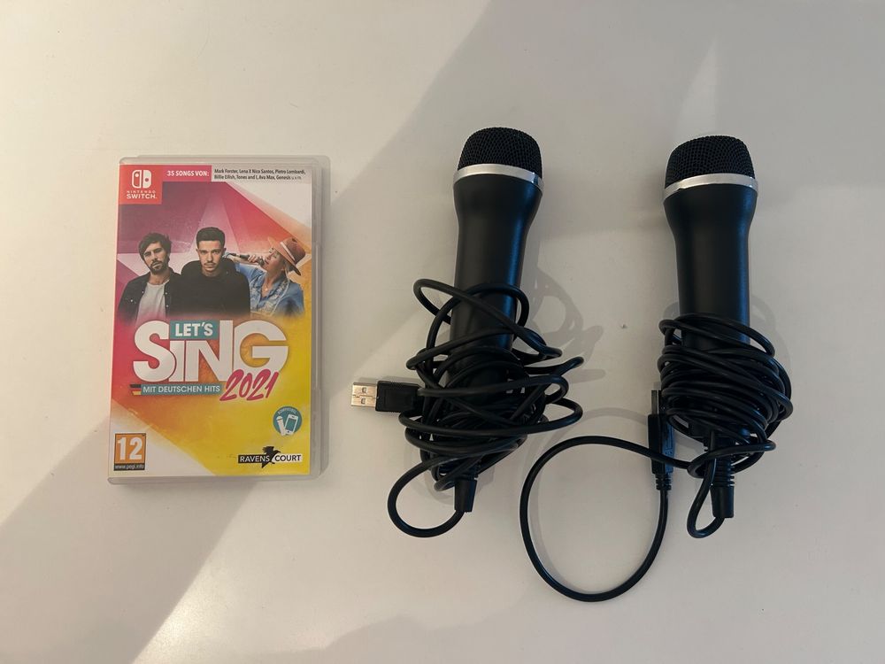 Let‘s sing Ninteno Switch Game inkl. 2 Mikrofon (Gebraucht) in Kriens ...
