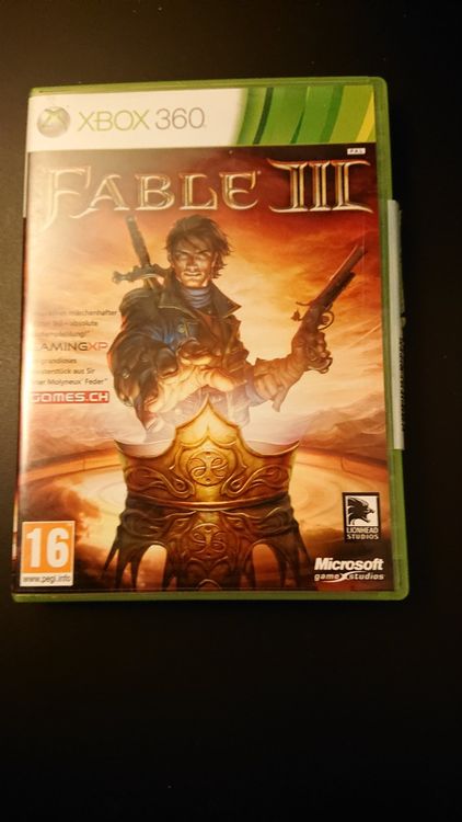 Microsoft XBOX 360 - Fable III 3 - Deutsch (Gebraucht) in Liestal für ...