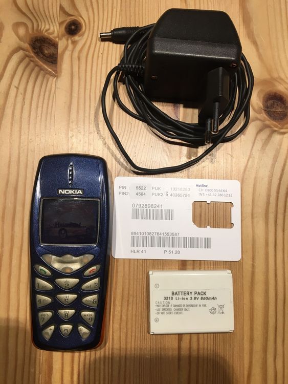 Natel Nokia 3510 i blau/orange (Gebraucht) in für CHF 5 – mit Lieferung ...
