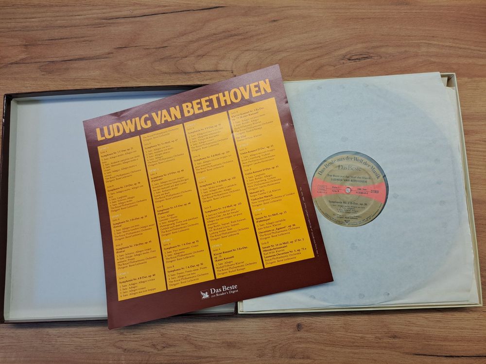 "Ludwig van Beethoven Collection aus 10 LP's. (Gebraucht) in Hauptwil ...